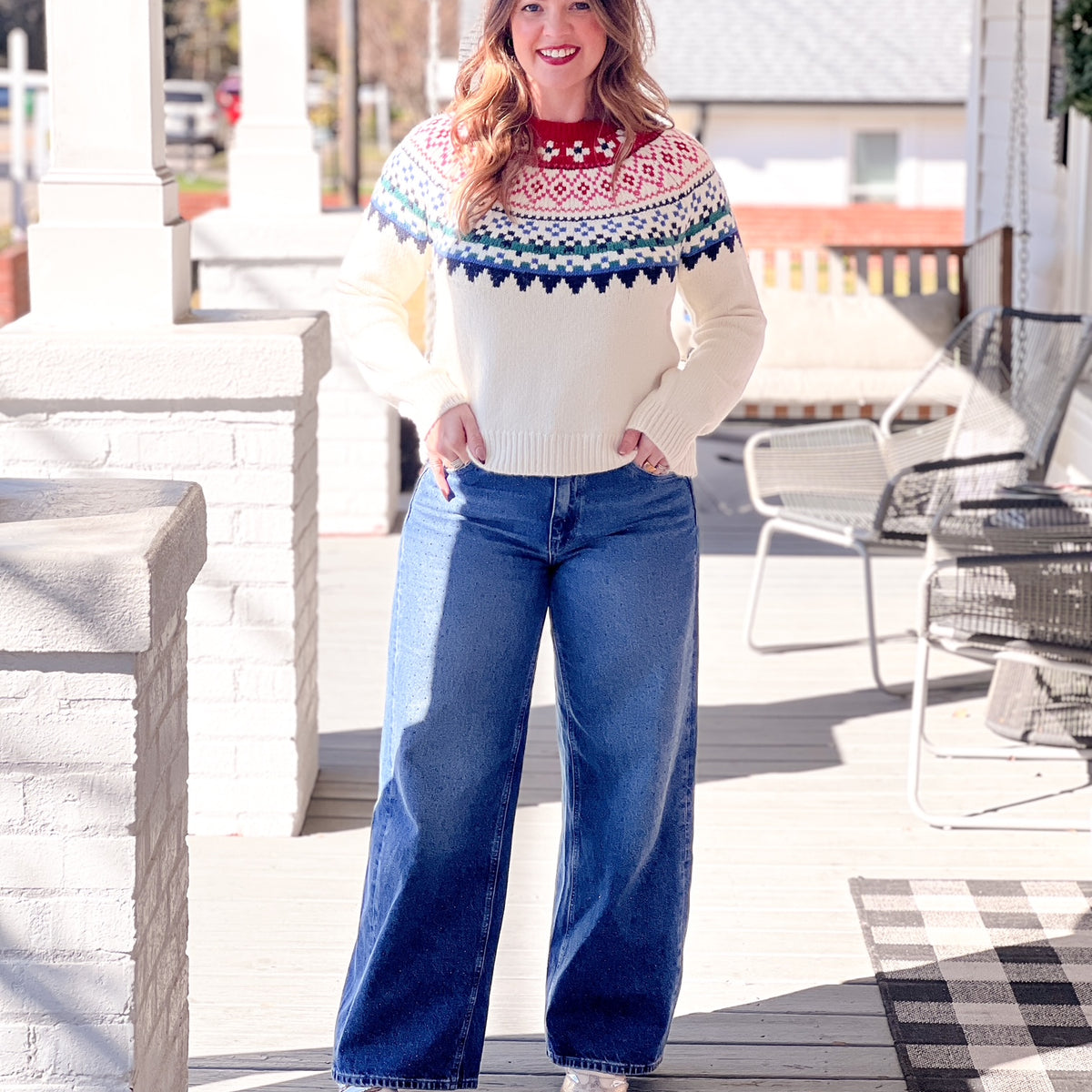 Siena Jeans | Mid Blue Shiny | ROSE & LEE CO. – Rose & Lee Co