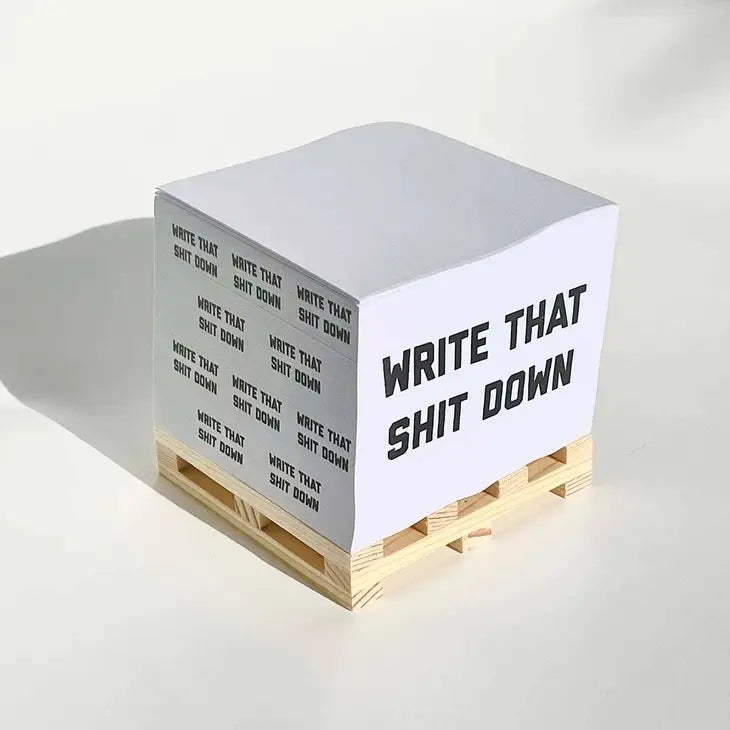 Write That Shit Down Stick Notes | ROSE & LEE CO. – Rose & Lee Co
